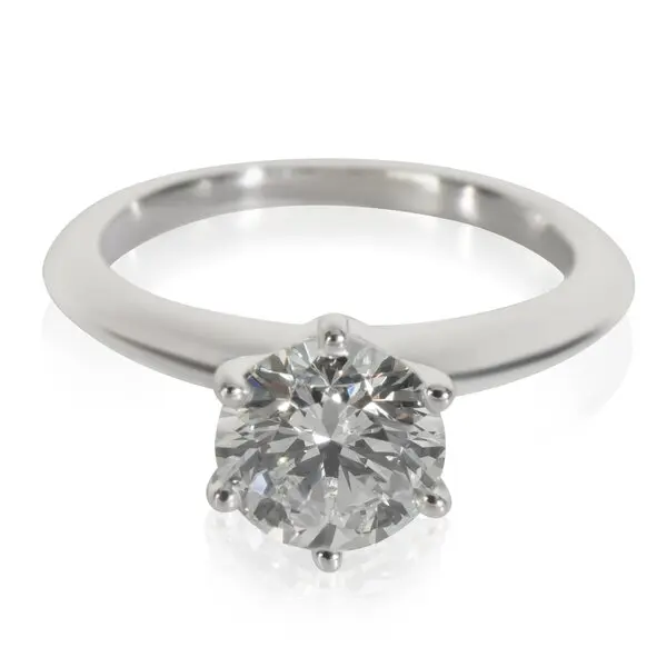 Tiffany & Co. 1.28 Ct Round Brilliant Diamond Engagement Ring - Platinum