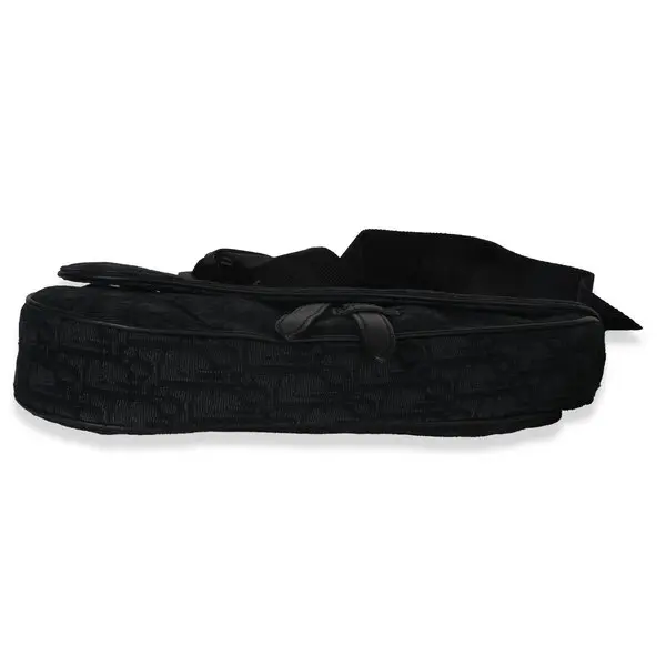 Dior Oblique Jacquard Canvas Saddle Crossbody
