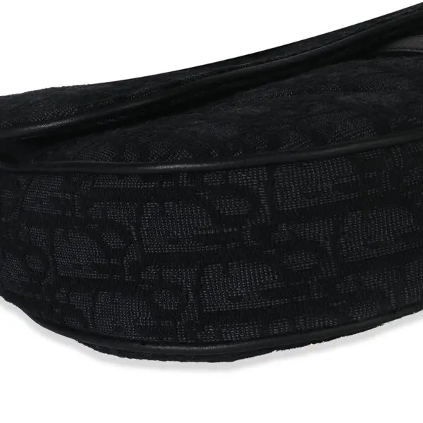 Dior Oblique Jacquard Canvas Saddle Crossbody