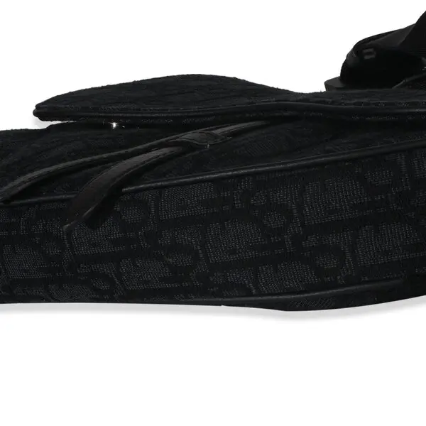 Dior Oblique Jacquard Canvas Saddle Crossbody