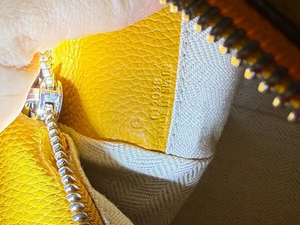 Loewe Grained Calfskin Puzzle Bag - Yellow
