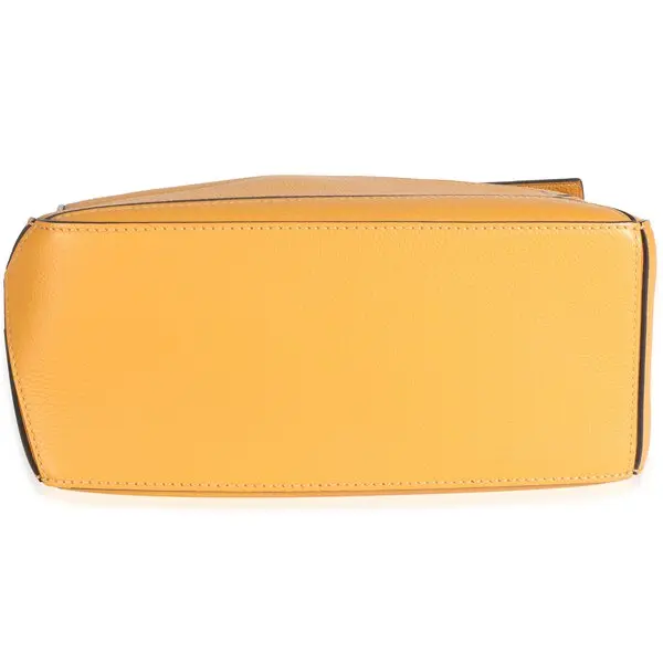 Loewe Grained Calfskin Puzzle Bag - Yellow