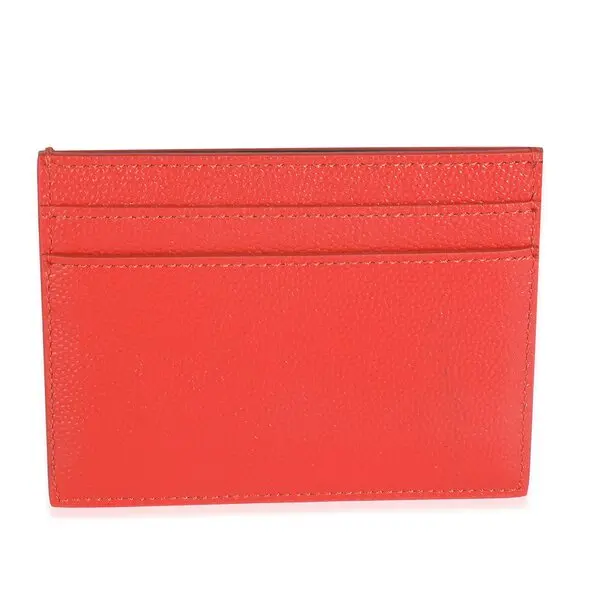 Saint Laurent Grain De Poudre Credit Card Case