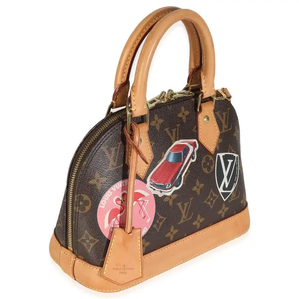LOUIS VUITTON Monogram Canvas World Tour Alma Bb - Brown