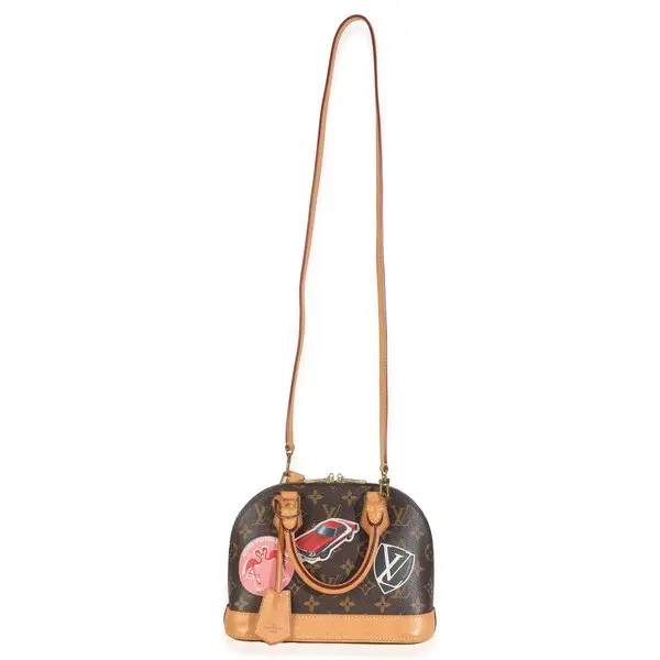 LOUIS VUITTON Monogram Canvas World Tour Alma Bb - Brown