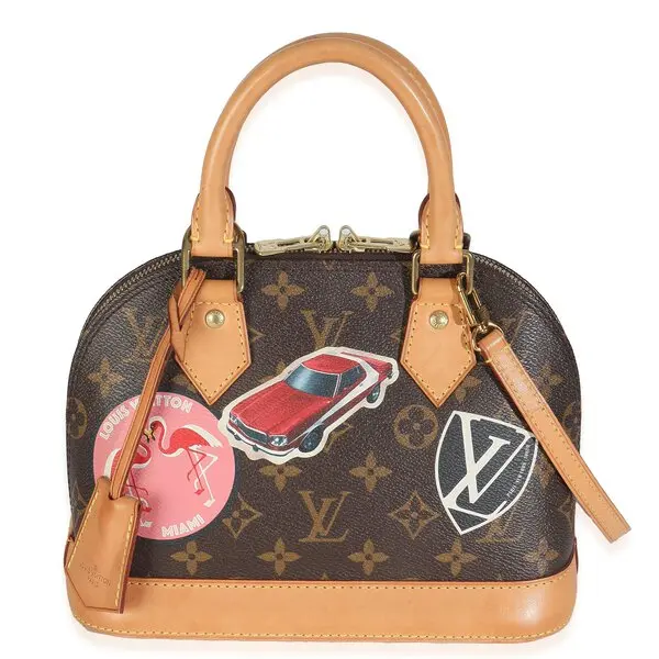 LOUIS VUITTON Monogram Canvas World Tour Alma Bb - Brown
