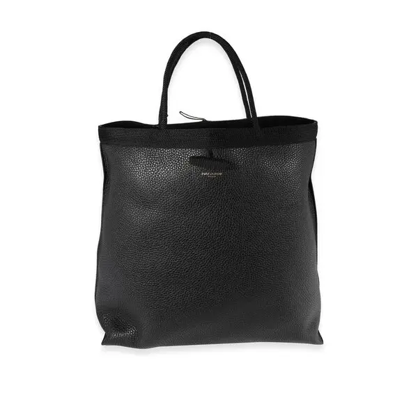 Saint Laurent Grained Leather Passamaneria Patti Tote