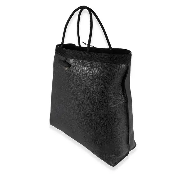Saint Laurent Grained Leather Passamaneria Patti Tote