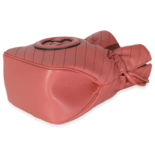 Gucci Calfskin Blondie Bucket Bag - Pink