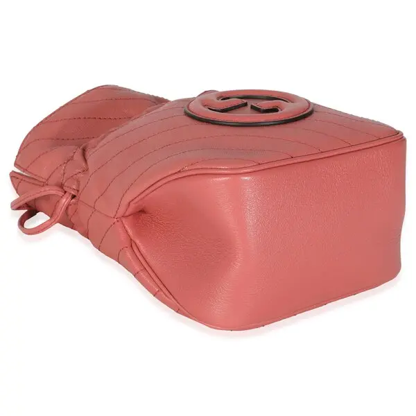 Gucci Calfskin Blondie Bucket Bag - Pink