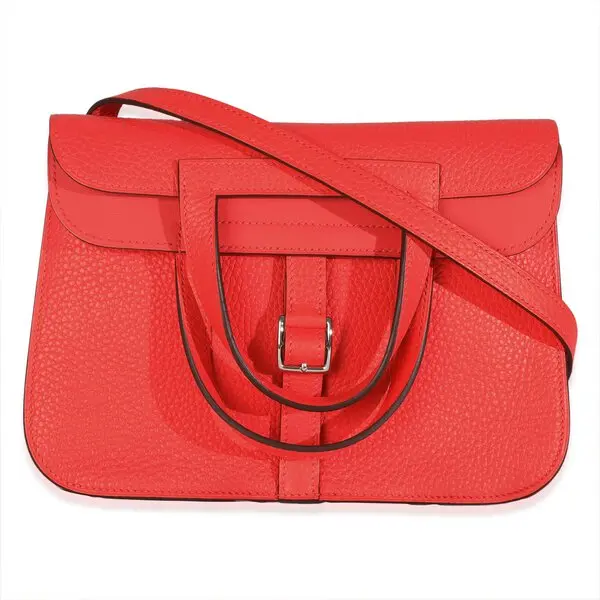 Hermès Halzan 25 Phw - Pink