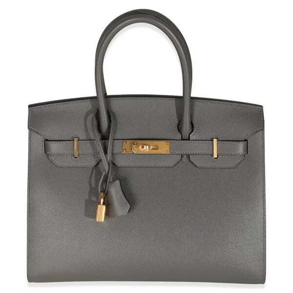 Hermès Gris Meyer Epsom Sellier Birkin 30 Ghw