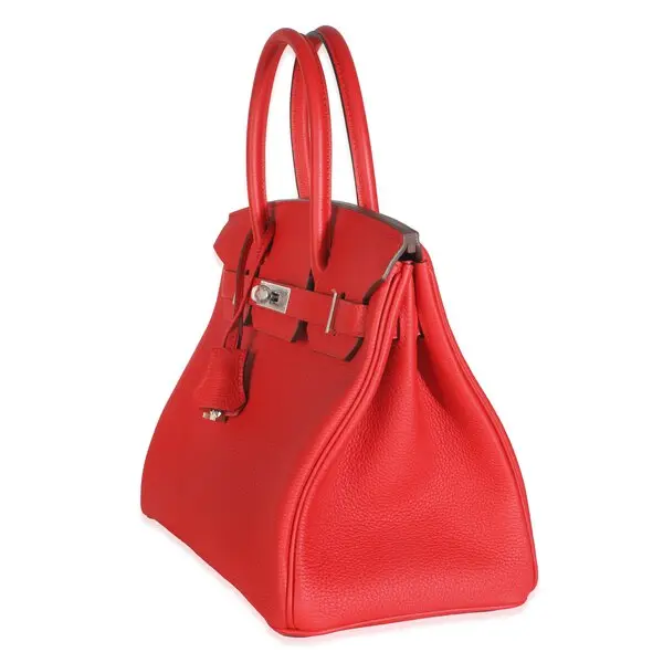 Hermès Rouge Radieux Togo Birkin 30 Phw