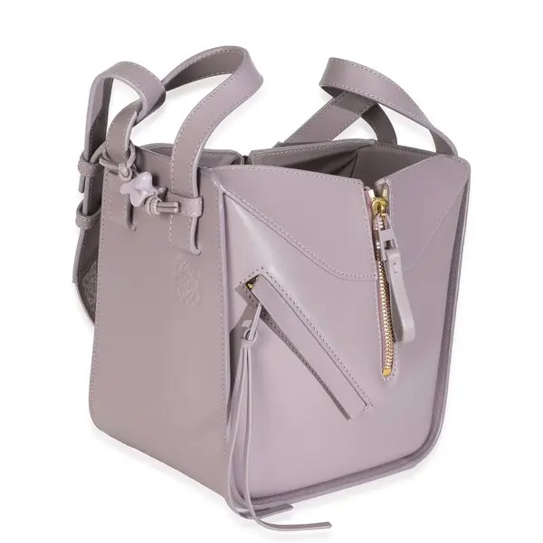 Loewe Calfskin Hammock Compact Shoulder Bag - Purple