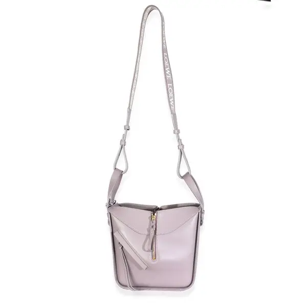 Loewe Calfskin Hammock Compact Shoulder Bag - Purple