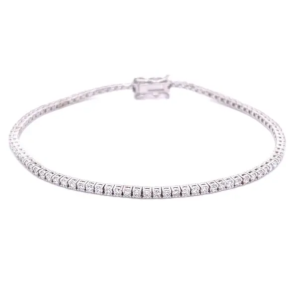 MYGEMMA 1.75 Ct Diamond Tennis Bracelet In 14k White Gold - White_gold
