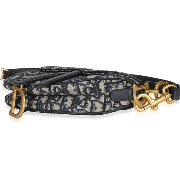 Dior Oblique Canvas Saddle Bag