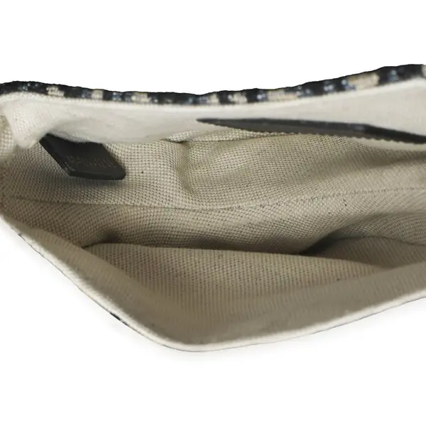 Dior Oblique Canvas Saddle Bag