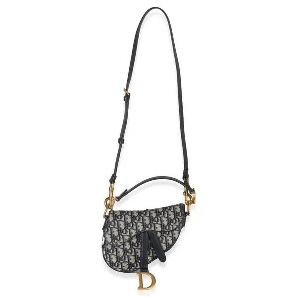 Dior Oblique Canvas Saddle Bag