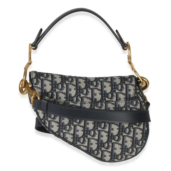 Dior Oblique Canvas Saddle Bag
