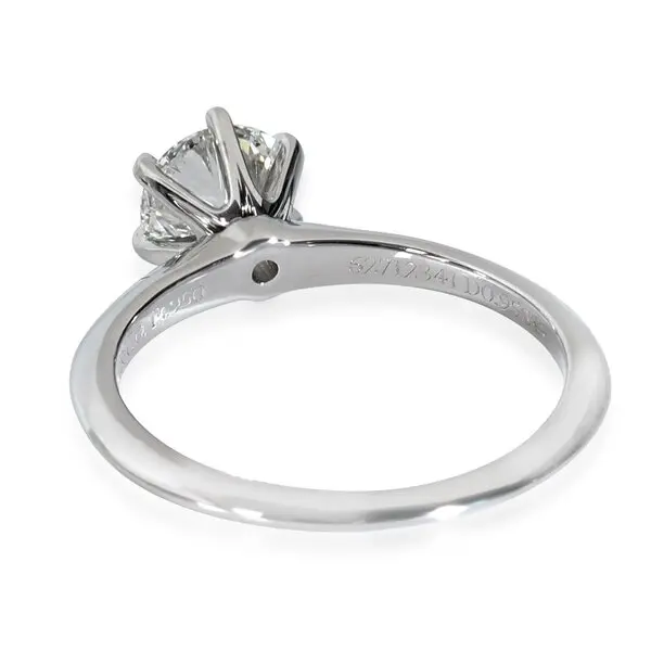 Tiffany & Co. 0.95 Ct Round Brilliant Diamond Engagement Ring