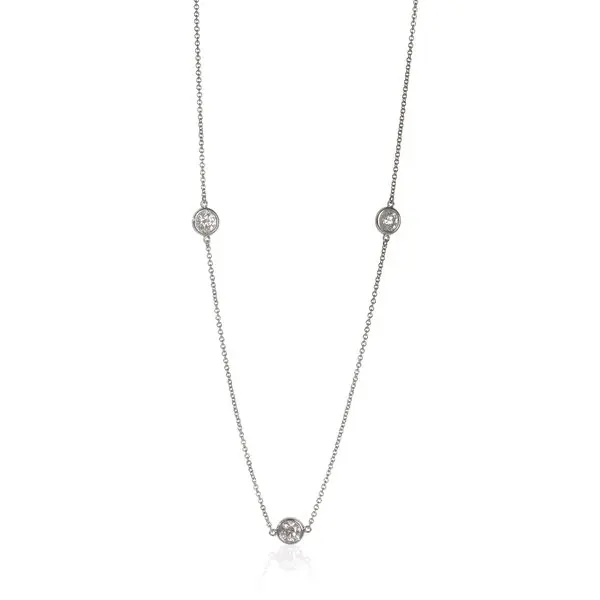Tiffany & Co. Elsa Peretti Diamond The Yard Necklace - Platinum