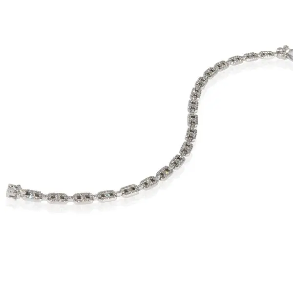 MYGEMMA 1.88 Carat Diamond 14k White Gold Bracelet
