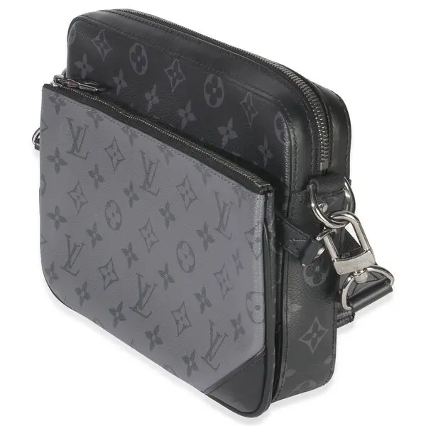 LOUIS VUITTON Monogram Eclipse Canvas Trio Messenger
