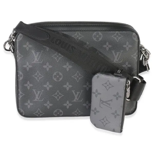 LOUIS VUITTON Monogram Eclipse Canvas Trio Messenger