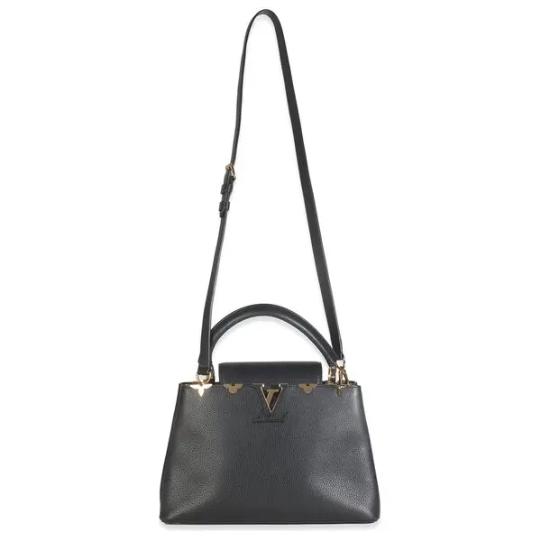 LOUIS VUITTON Taurillon Flower Crown Capucines Mm
