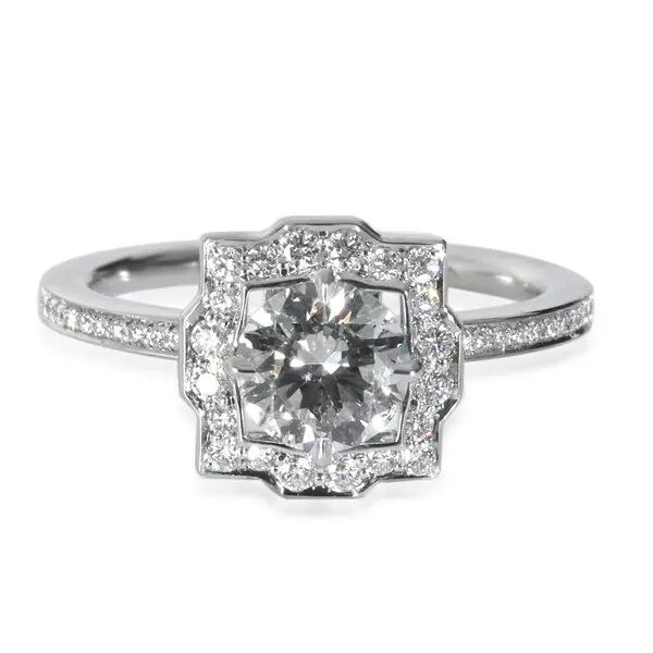 Harry Winston 0.75ctw Diamond And Belle Engagement Ring - Platinum