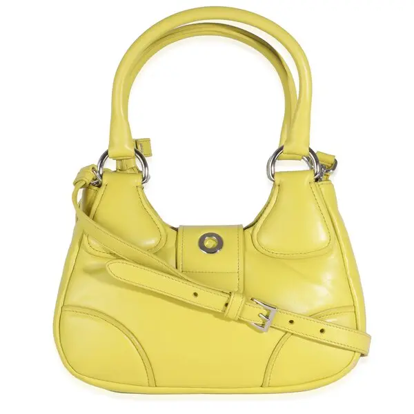 Prada Cedro Nappa Soft Padded Re-edition 2002 Moon Bag
