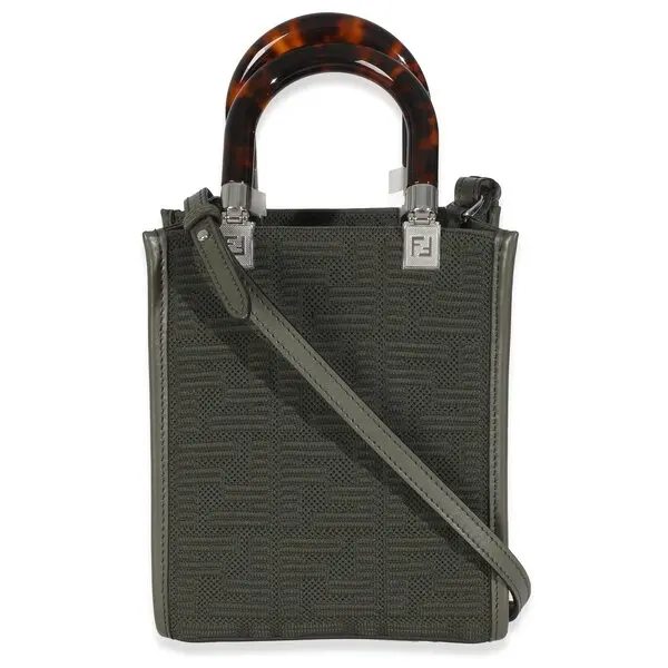 Fendi Ff Sunshine Shopper - Green