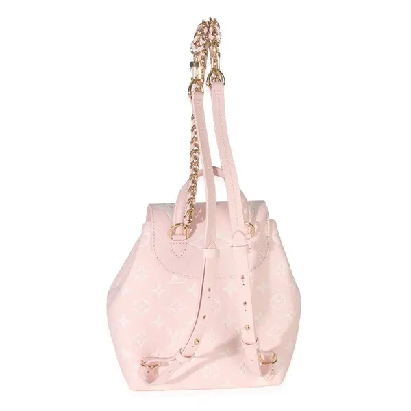LOUIS VUITTON Monogram Empreinte Backup Backpack - Pink