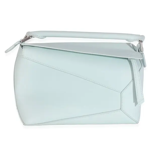 Loewe Iceberg Classic Calfskin Puzzle Edge Bag - Blue