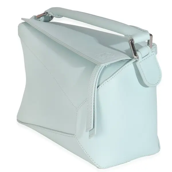Loewe Iceberg Classic Calfskin Puzzle Edge Bag - Blue