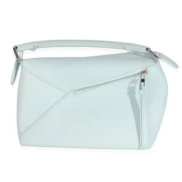 Loewe Iceberg Classic Calfskin Puzzle Edge Bag - Blue