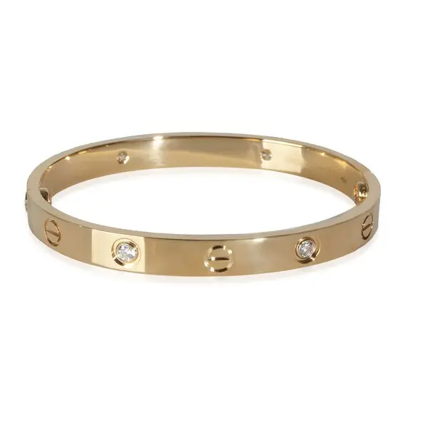 CARTIER Yellow Gold Diamond Love Bracelet - Yellow_gold