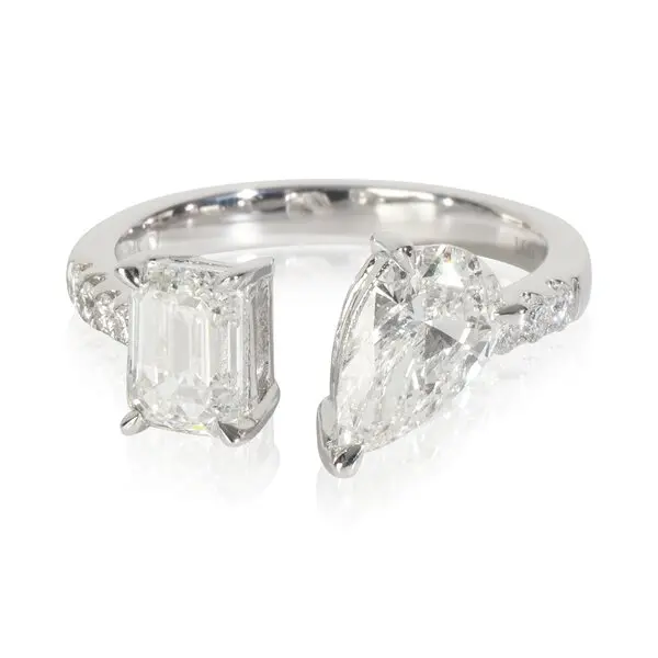 MYGEMMA 2.19 Ctw White Gold Lab-grown Diamond Ring - White_gold