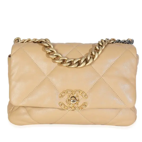 Chanel Quilted Lambskin 19 Flap Bag