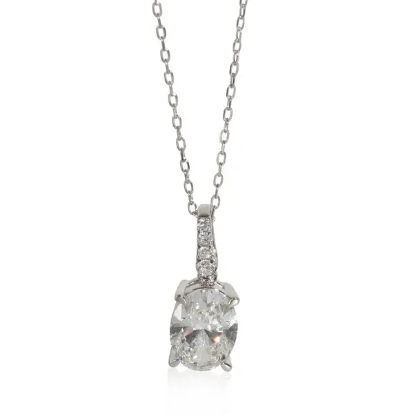 MYGEMMA 1.56 Ctw White Gold Lab-grown Diamond Pendant - White_gold