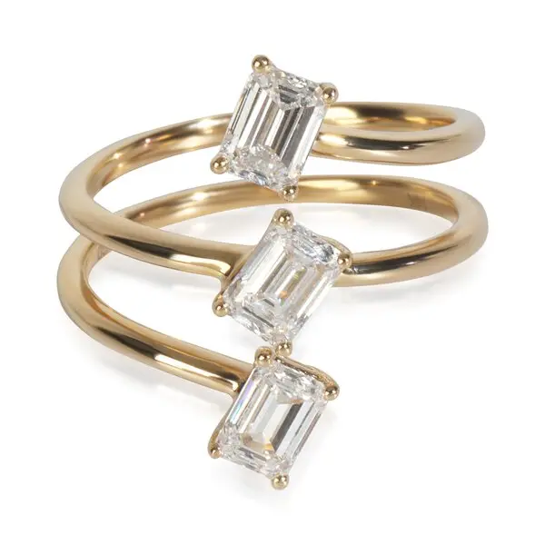 MYGEMMA 1.49 Ctw Yellow Gold Lab-grown Diamond Ring - Yellow_gold