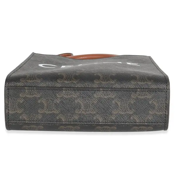 Celine Triomphe Canvas Vertical Cabas - Brown