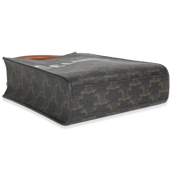 Celine Triomphe Canvas Vertical Cabas - Brown