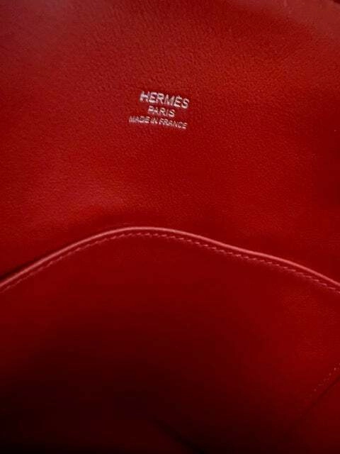 Hermès Rouge Pivoine Evercolor 1923 Bolide 30 Phw