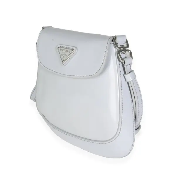 Prada Brushed Leather Cleo - Gray