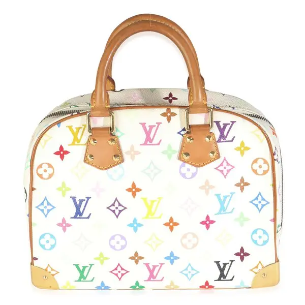LOUIS VUITTON White Monogram Canvas Trouville - Multicolor