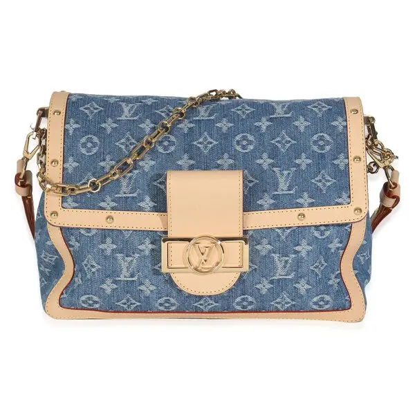 LOUIS VUITTON Monogram Denim Dauphine Soft Gm