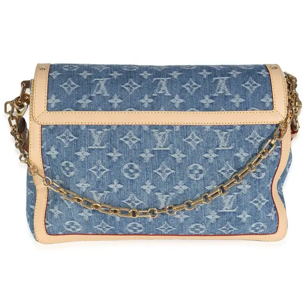 LOUIS VUITTON Monogram Denim Dauphine Soft Gm