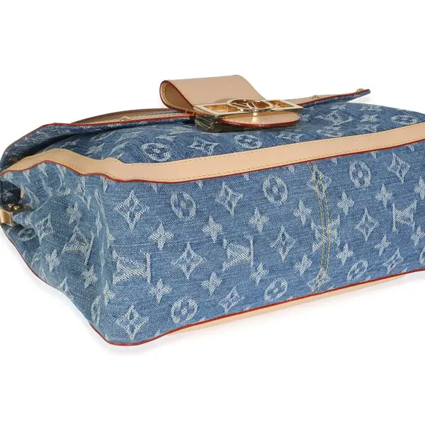 LOUIS VUITTON Monogram Denim Dauphine Soft Gm